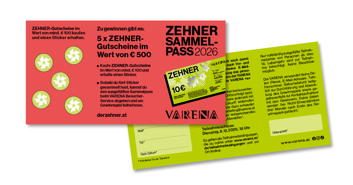 VARENA Zehner-Gutscheine kaufen und dabei Sticker sammeln